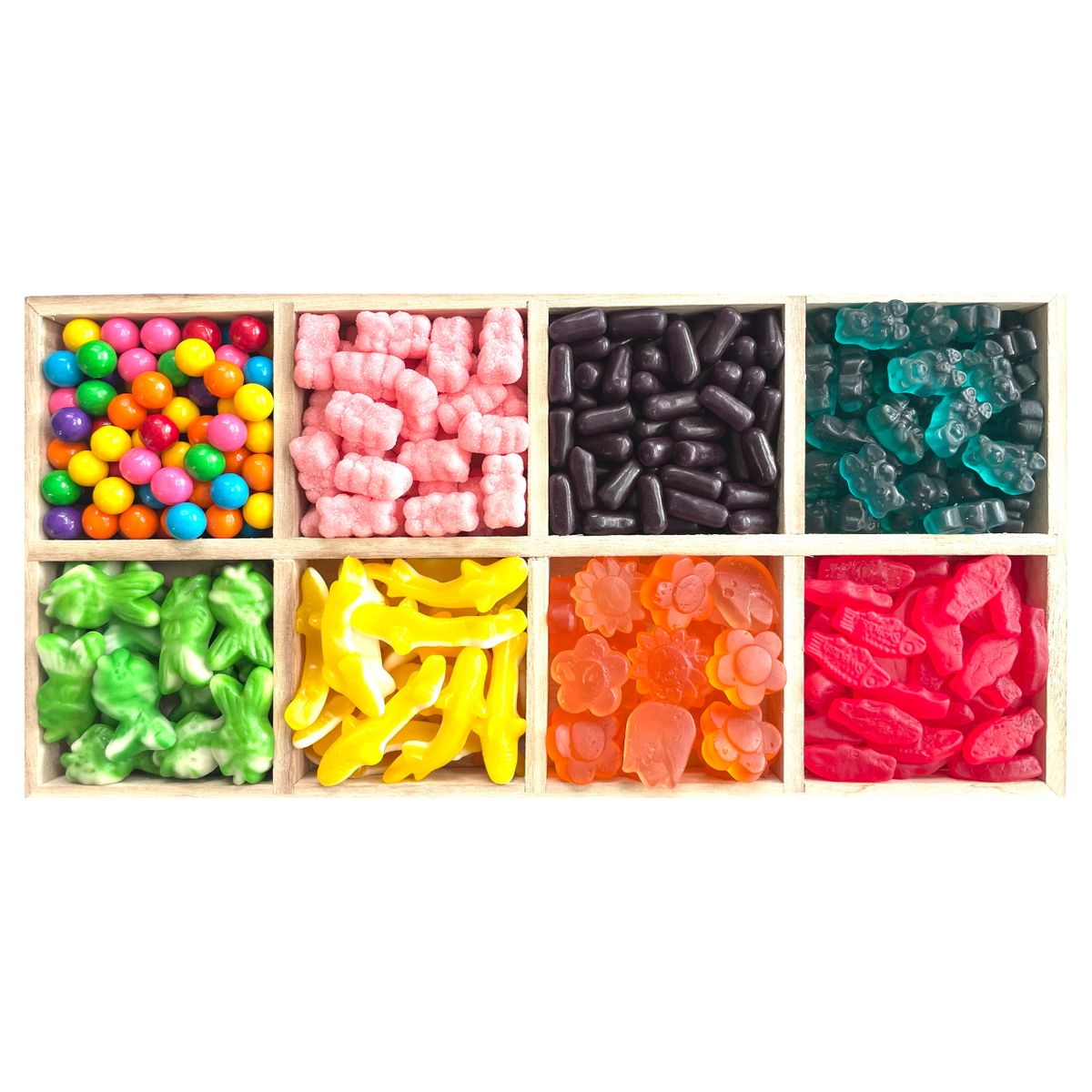 8 COMPARTMENT CANDY BOARD